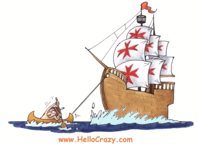 gifs divertidos de Cristóbal Colón - Blog de imágenes